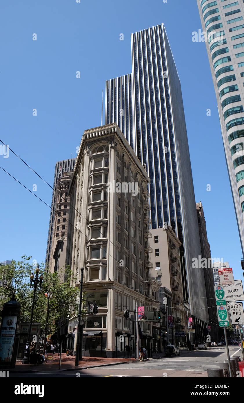 San Francisco Financial district skyscrapers Stock Photo - Alamy