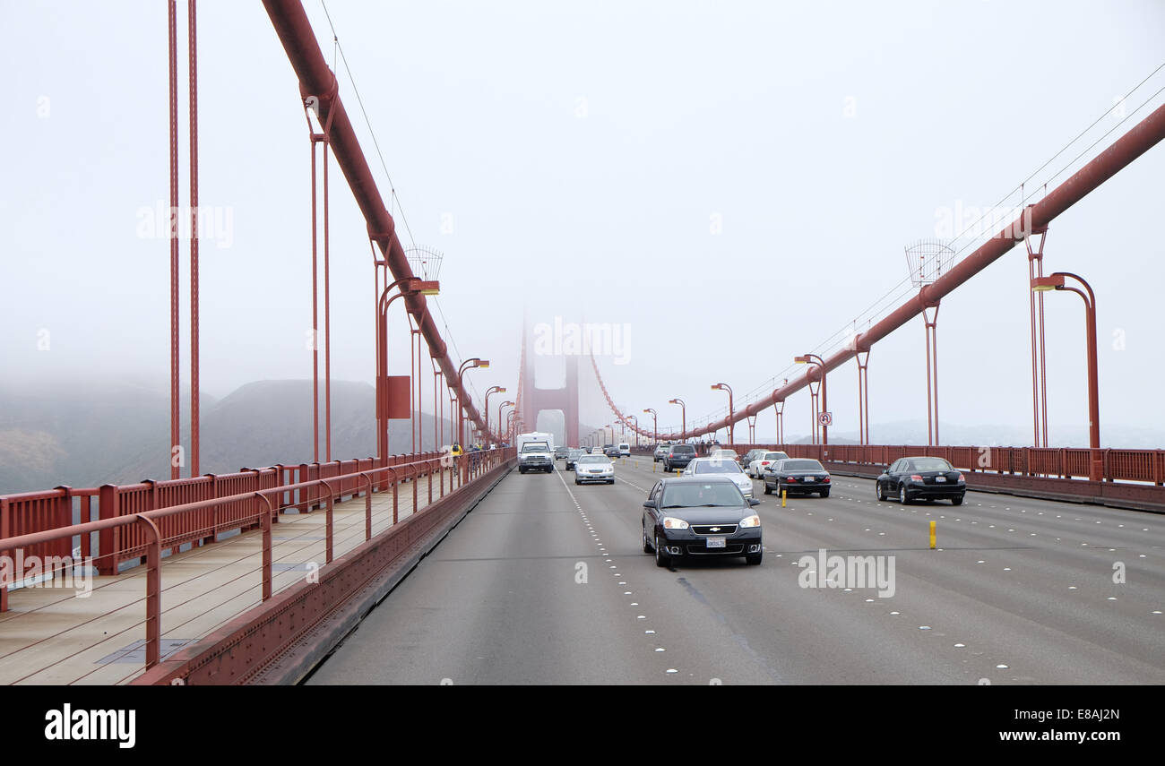 Golden gate bridge drive in hi-res stock photography and images - Alamy