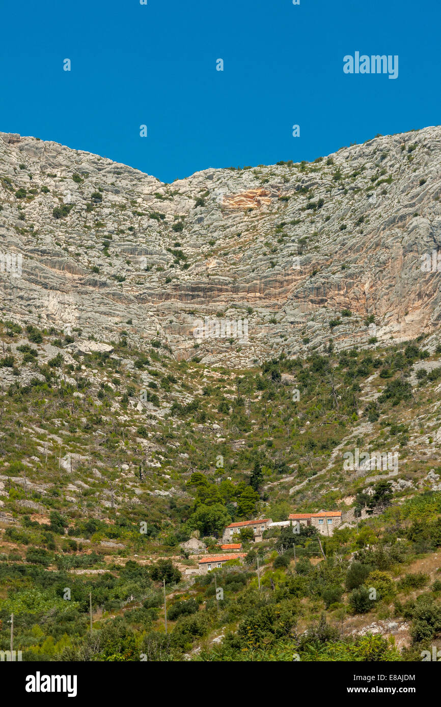 Jagodna village, Hvar island, Croatia Stock Photo - Alamy