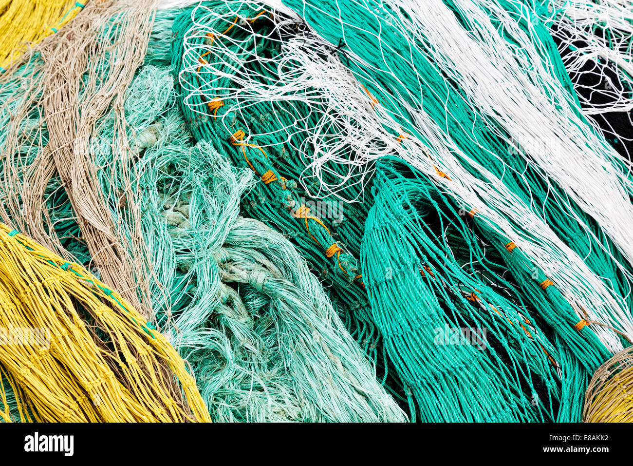 Closeup of varicolored netting Stock Photo - Alamy