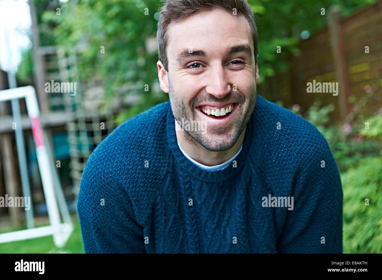 Portrait laughing man in hi-res stock photography and images - Alamy