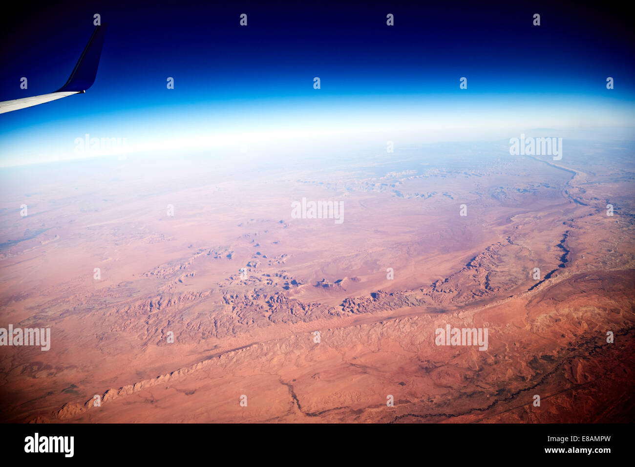 Aerial view over landscape Stock Photo - Alamy