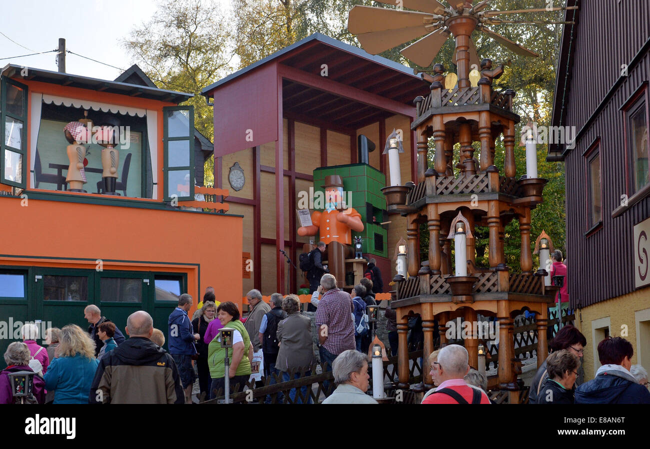 Seiffen, Germany. 03rd Oct, 2014. Probably the world's largest ...