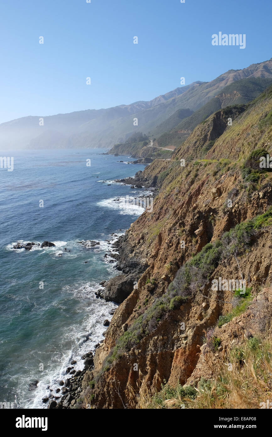 Pacific Highway coast road the Big Sur Stock Photo - Alamy