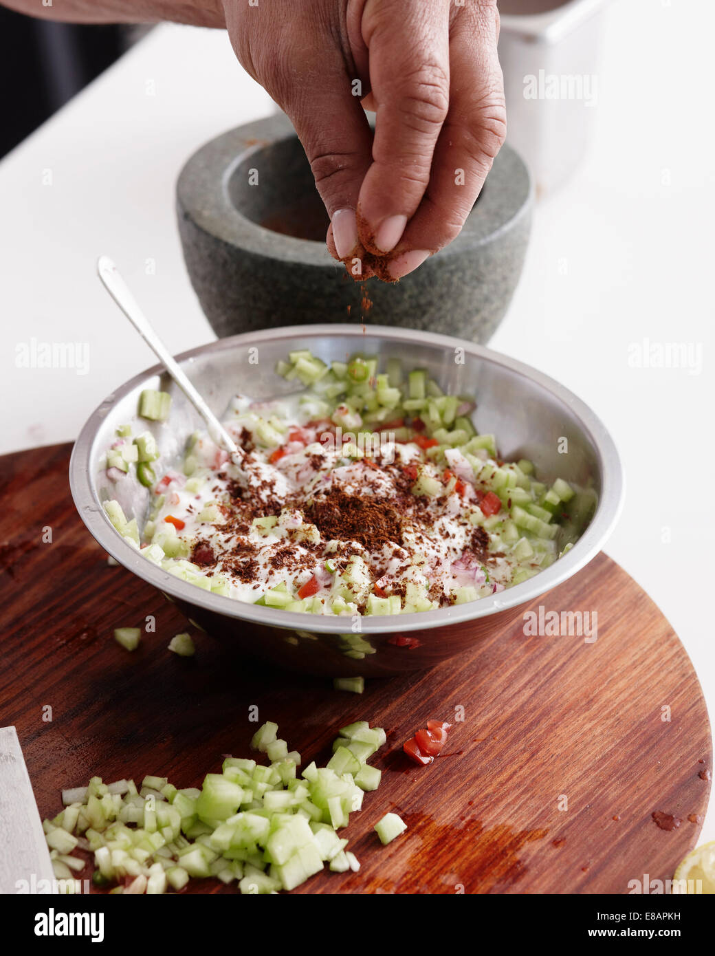 How to Make Curry Step 04 Stock Photo - Alamy