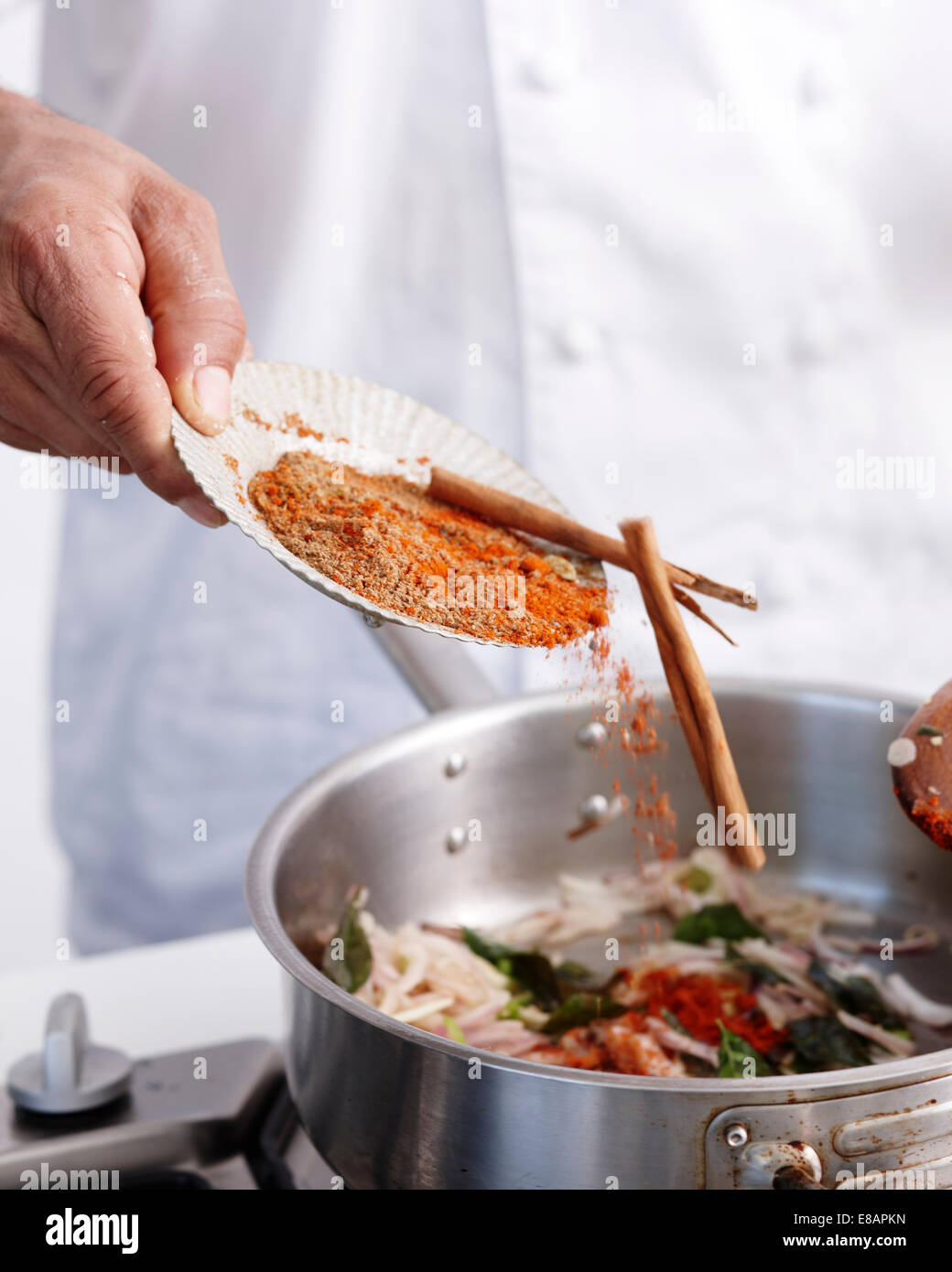 How to Make Curry Step 08 Stock Photo - Alamy