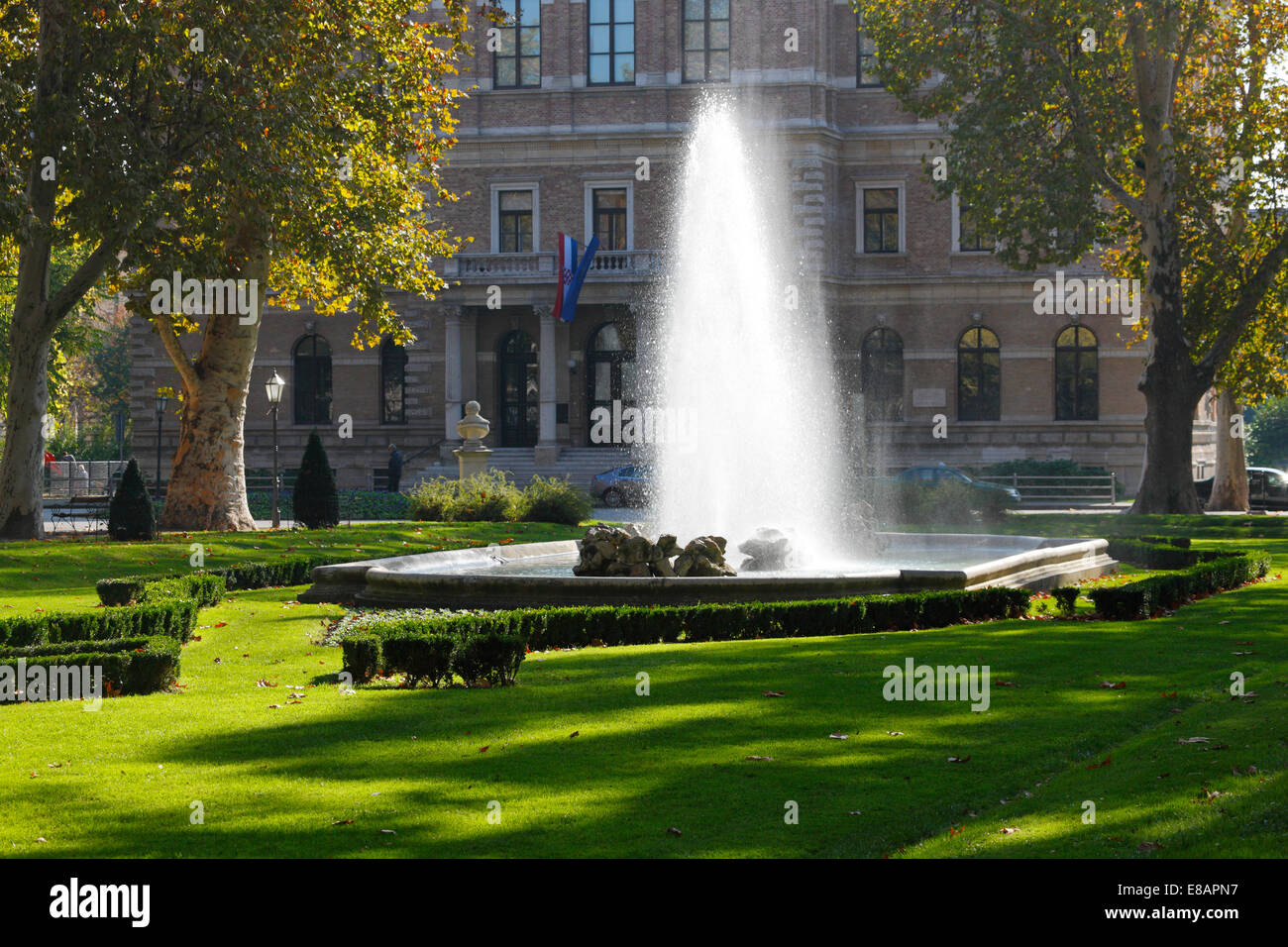 Zagreb park Zrinjevac Stock Photo - Alamy