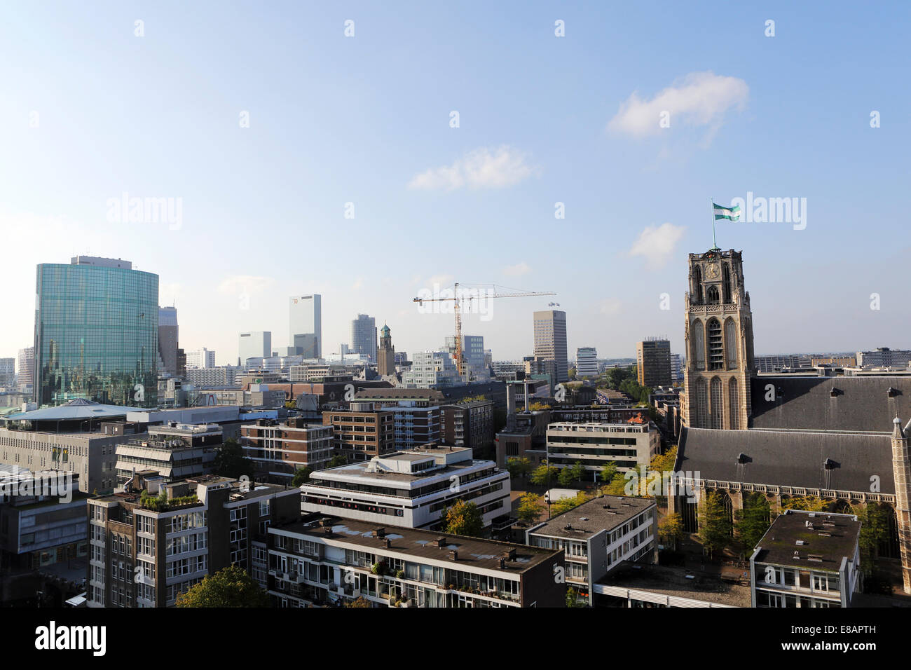 Rooftops in Rotterdam, the Netherlands Stock Photo - Alamy