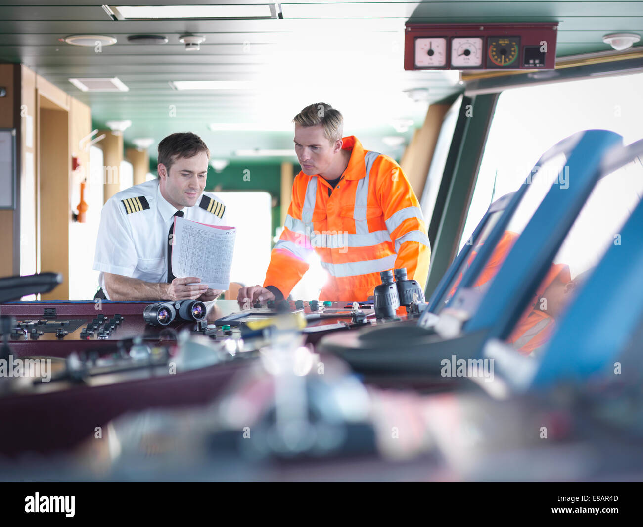 Ship's bridge captain hi-res stock photography and images - Alamy