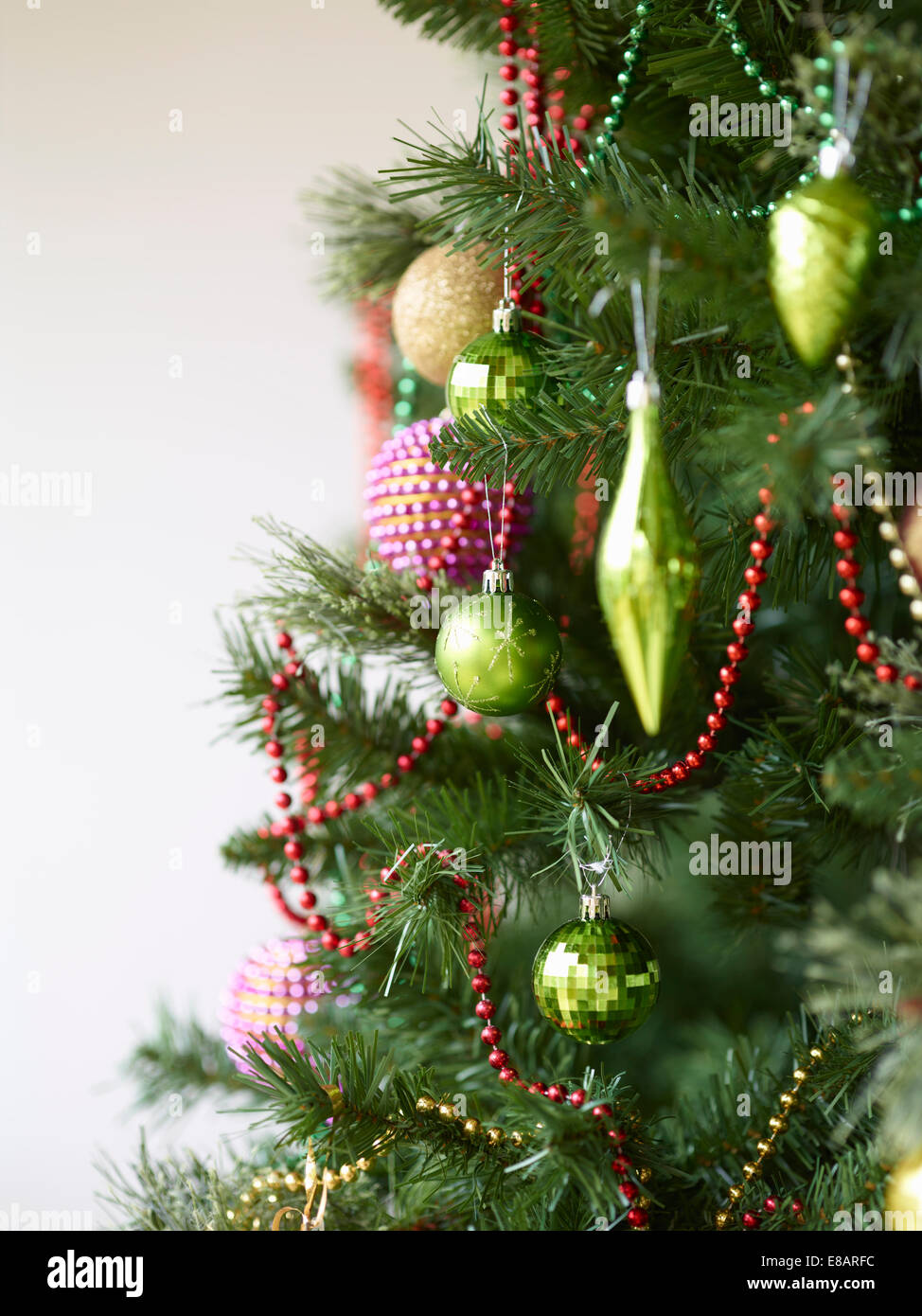 Christmas baubles tree hi-res stock photography and images - Alamy