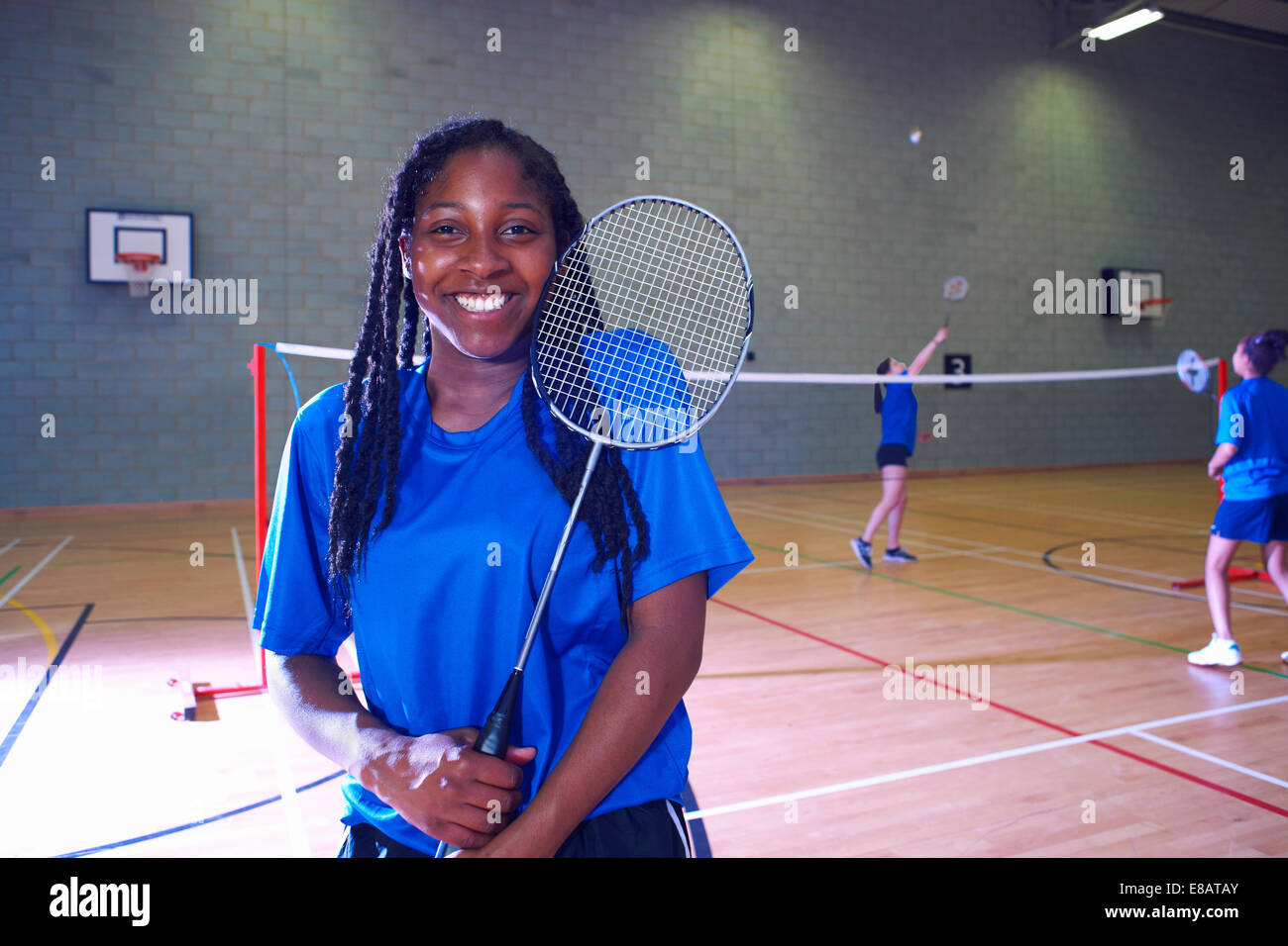 Badminton court hi-res stock photography and images - Alamy