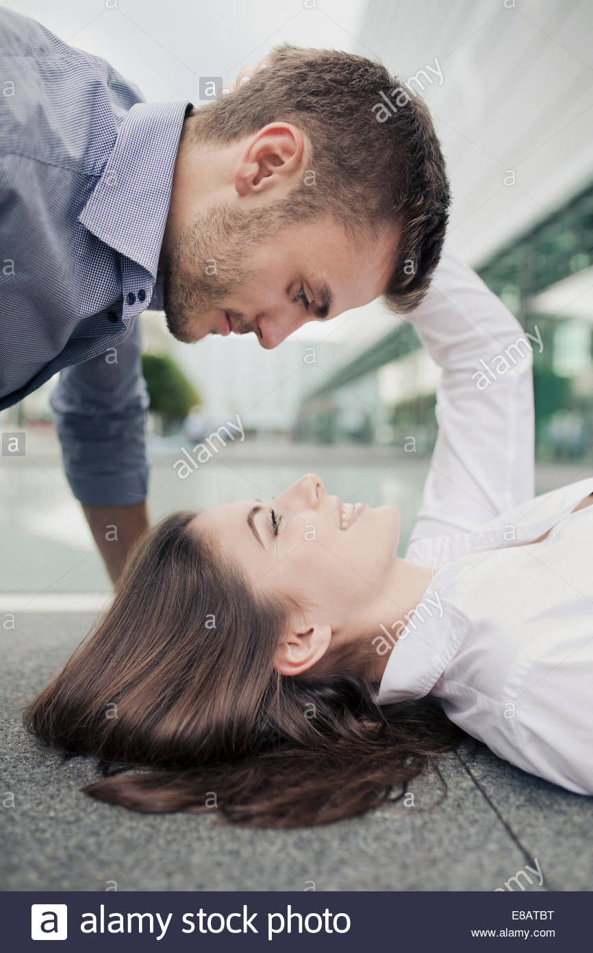 Woman Lying On Floor High Resolution Stock Photography and Images - Alamy