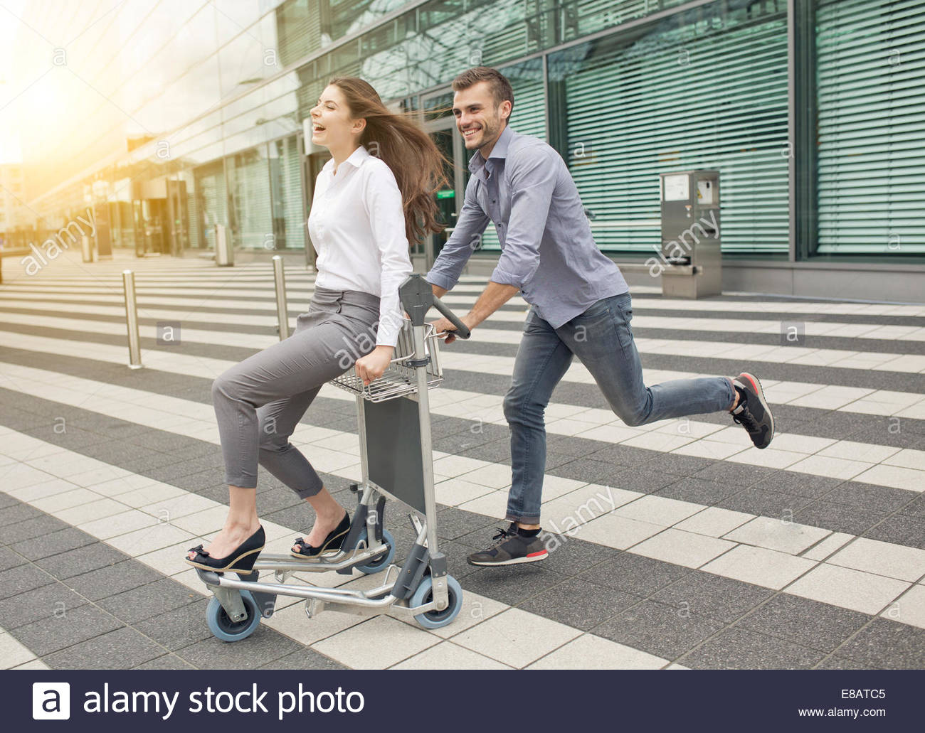 White Trolley High Resolution Stock Photography and Images - Alamy