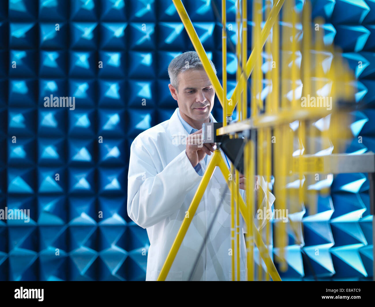 Scientist with lab coat hi-res stock photography and images - Alamy
