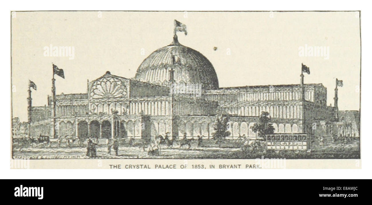 Page 587 of the 1893 *King* document depicts the Crystal Palace of 1853 ...