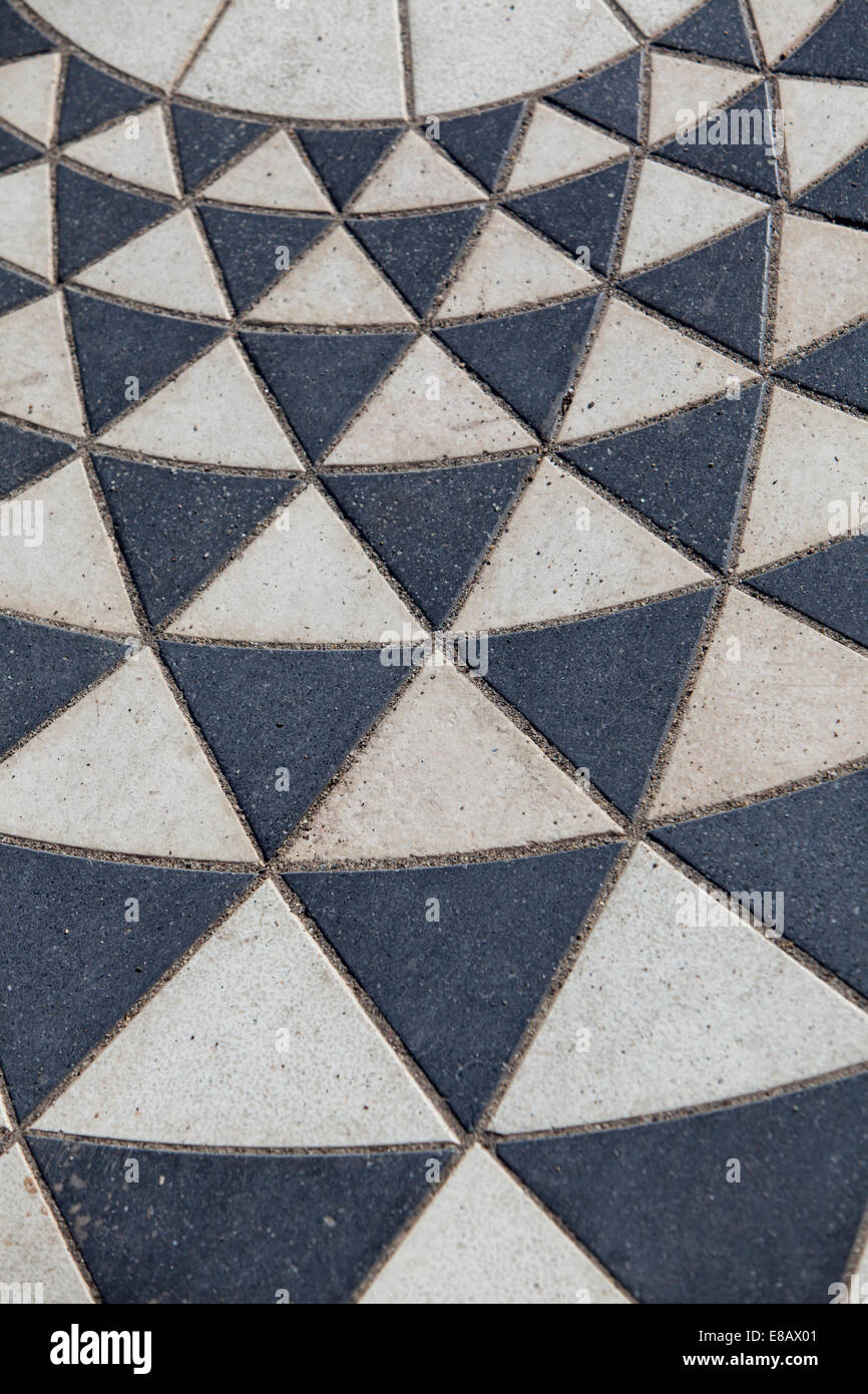 Geometrical paving from Marmaris, Turkey Stock Photo - Alamy