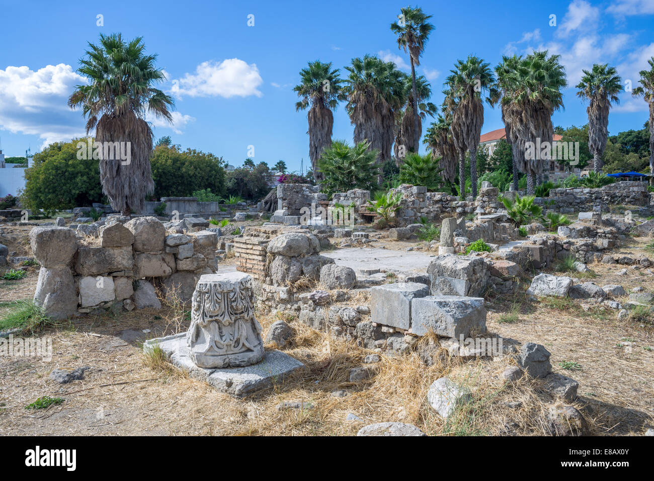 Ancient city of Kos ruins Stock Photo - Alamy