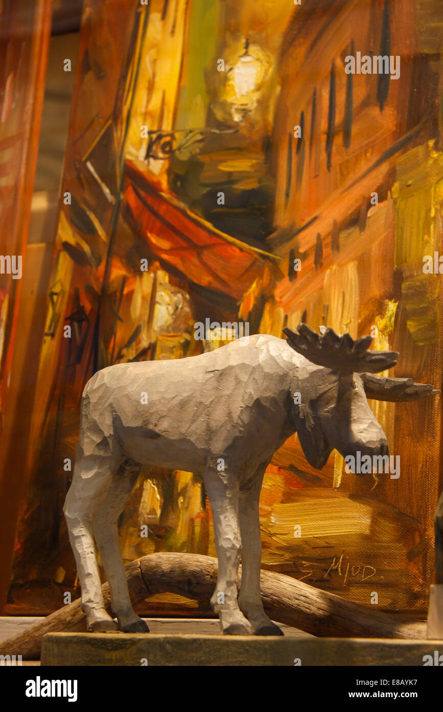 Swedish, gift, reindeer, Gamla Stan, Stockholm, Sweden Stock Photo - Alamy