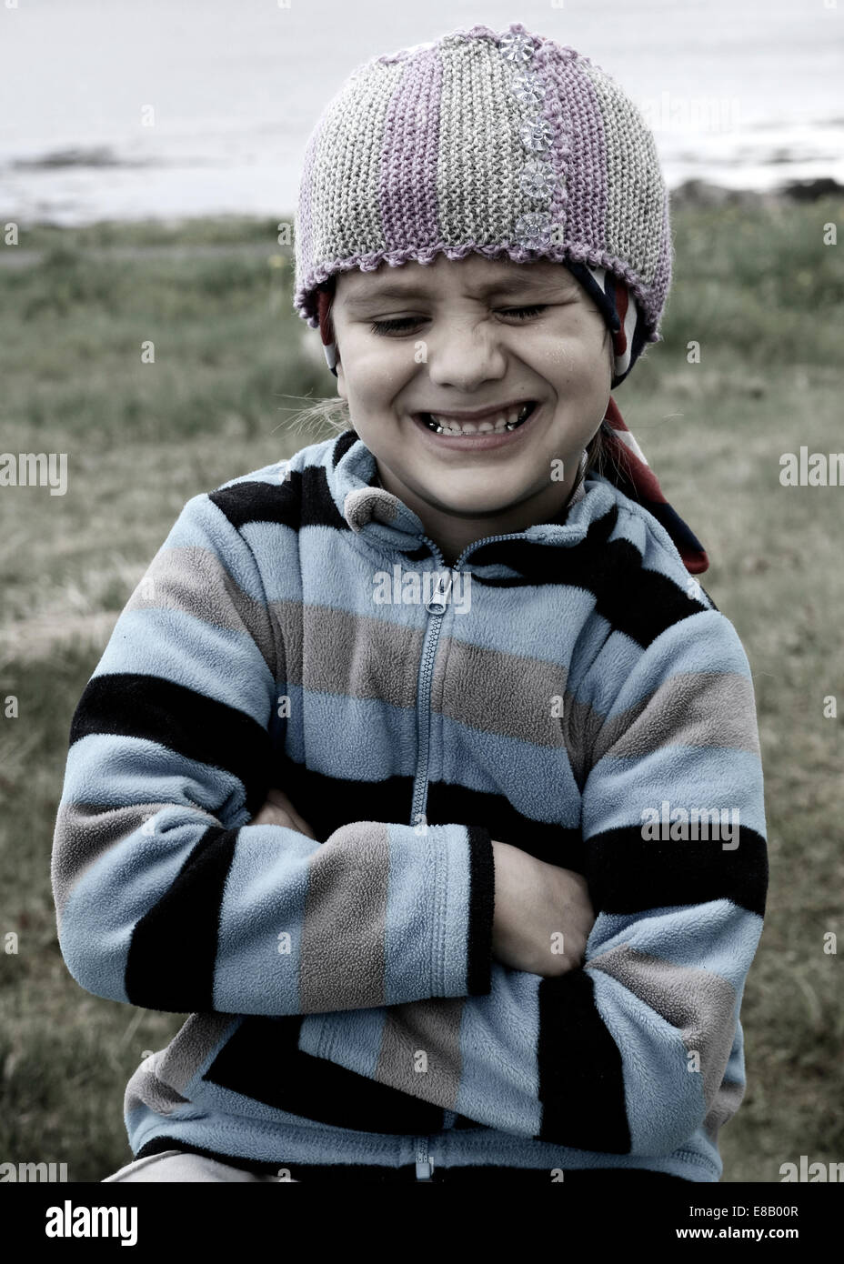 Portrait of a Boy in Nature Stock Photo - Alamy
