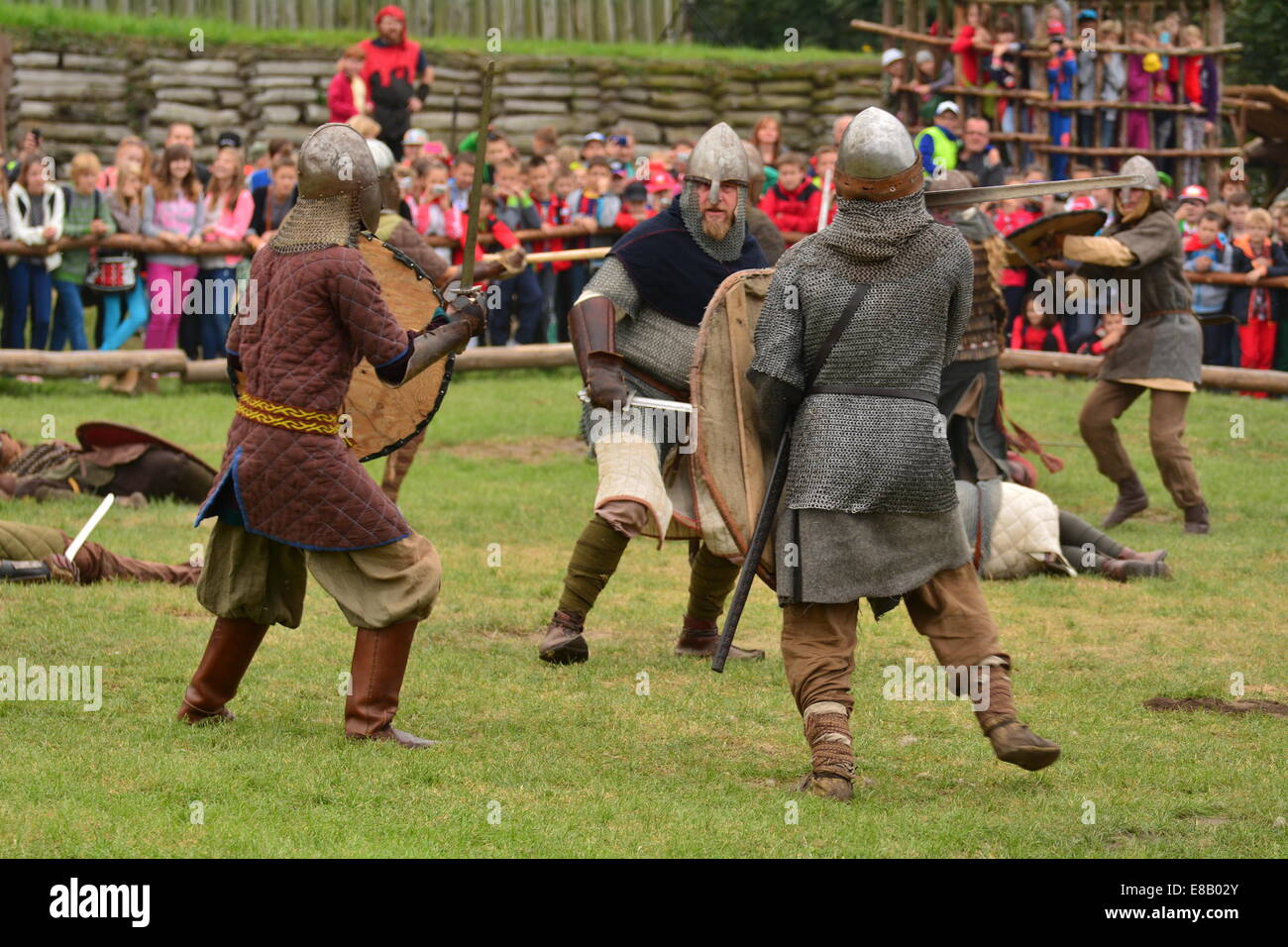 Showing a knight Stock Photo - Alamy