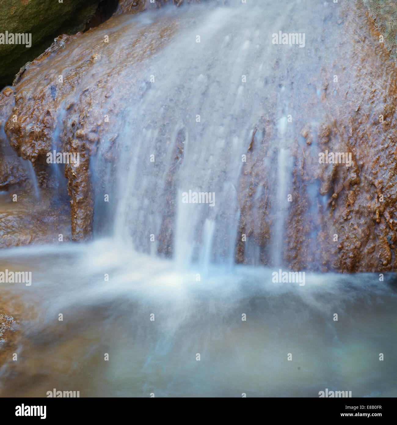 Waterfall in the forest. Image of motion water flow Stock Photo - Alamy