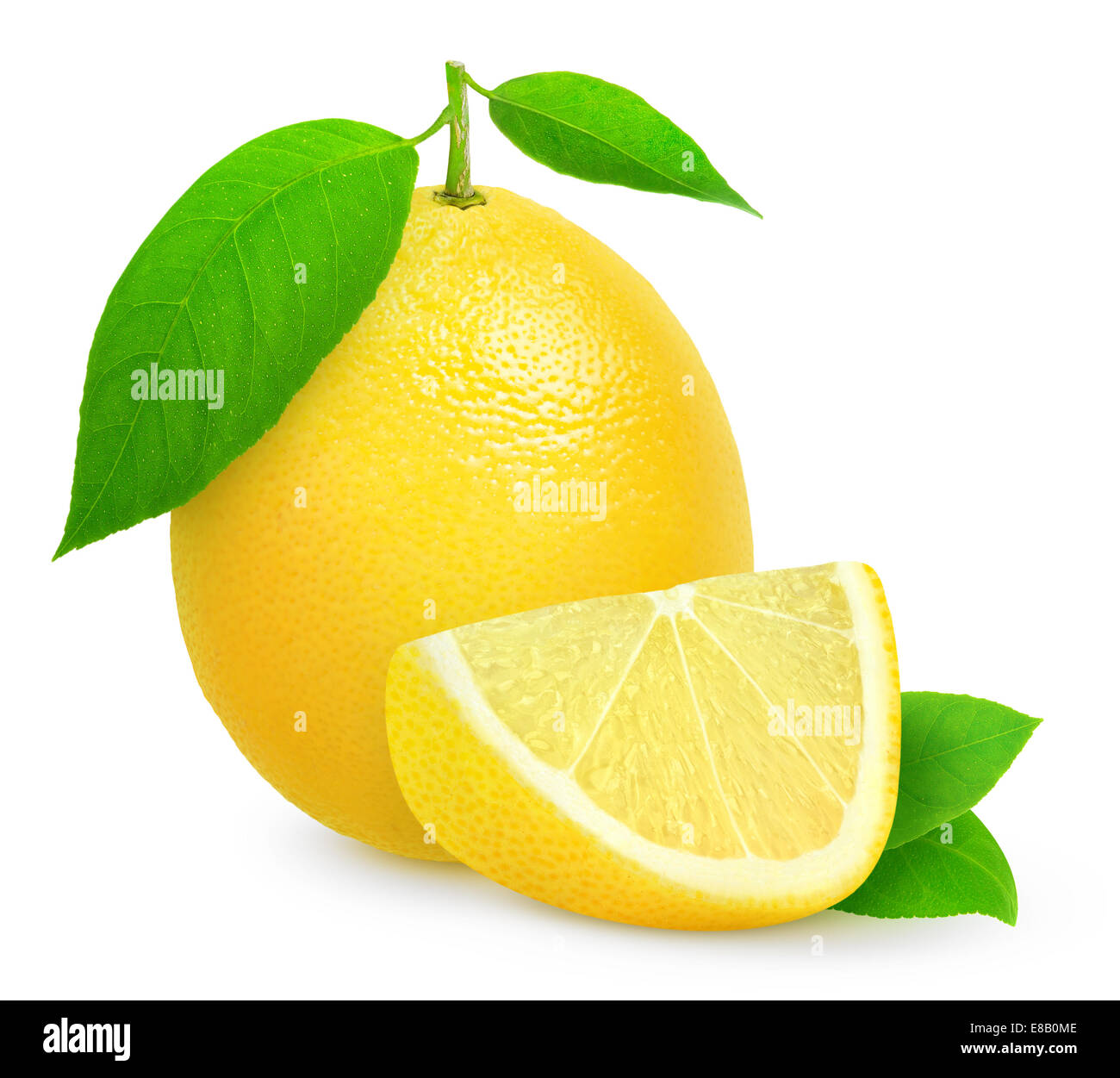 Isolated lemon cut hi-res stock photography and images - Alamy