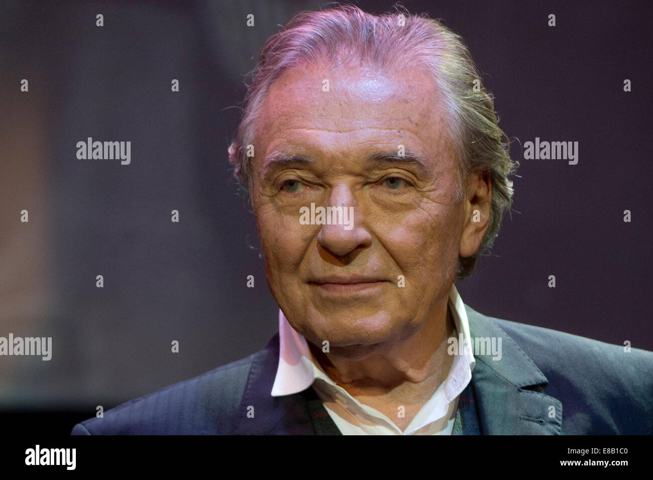 Prague, Czech Republic. 2nd Oct, 2014. Czech famous pop singer Karel ...