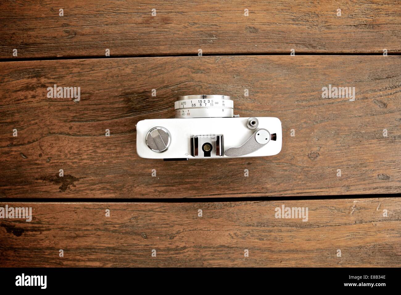 Detail of retro analog camera Stock Photo - Alamy