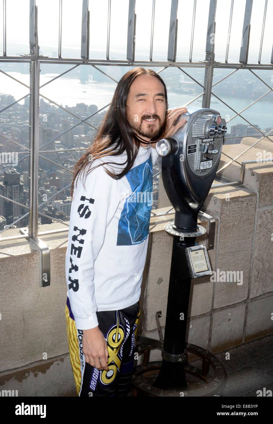 Steve Aoki at a public appearance for Steve Aoki at the Empire State ...