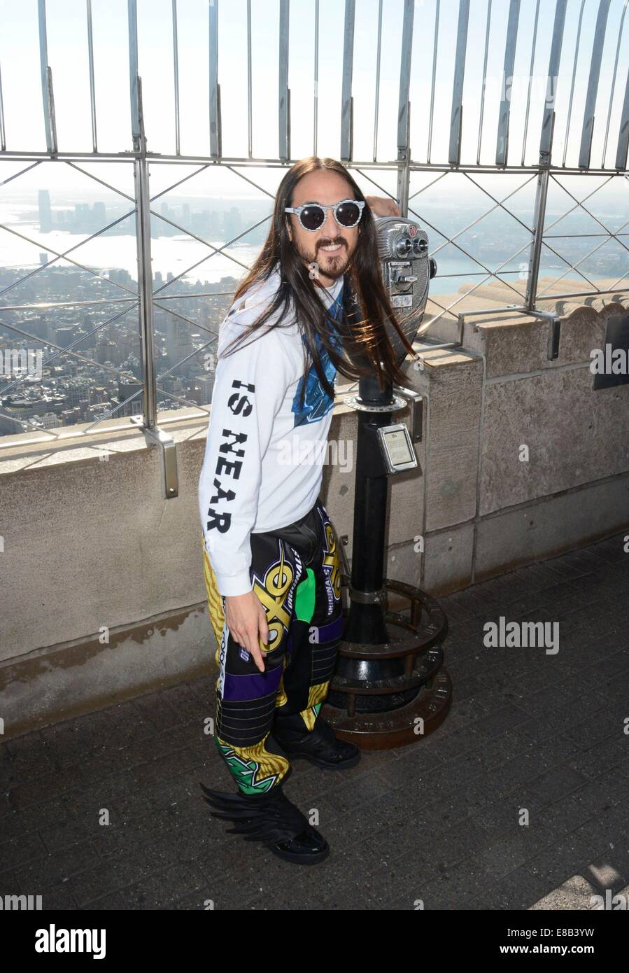 Steve Aoki at a public appearance for Steve Aoki at the Empire State ...