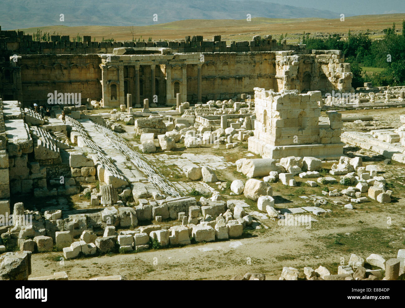 Ruins of the Roman temples at Baalbek Lebanon Stock Photo - Alamy