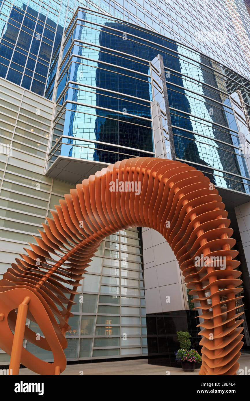 Weaving Fence & Horn by John McEwen, TransCanada Tower, Calgary ...