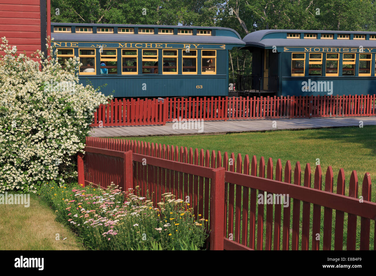 Train in the Heritage Park, Calgary, Alberta, Canada Stock Photo - Alamy