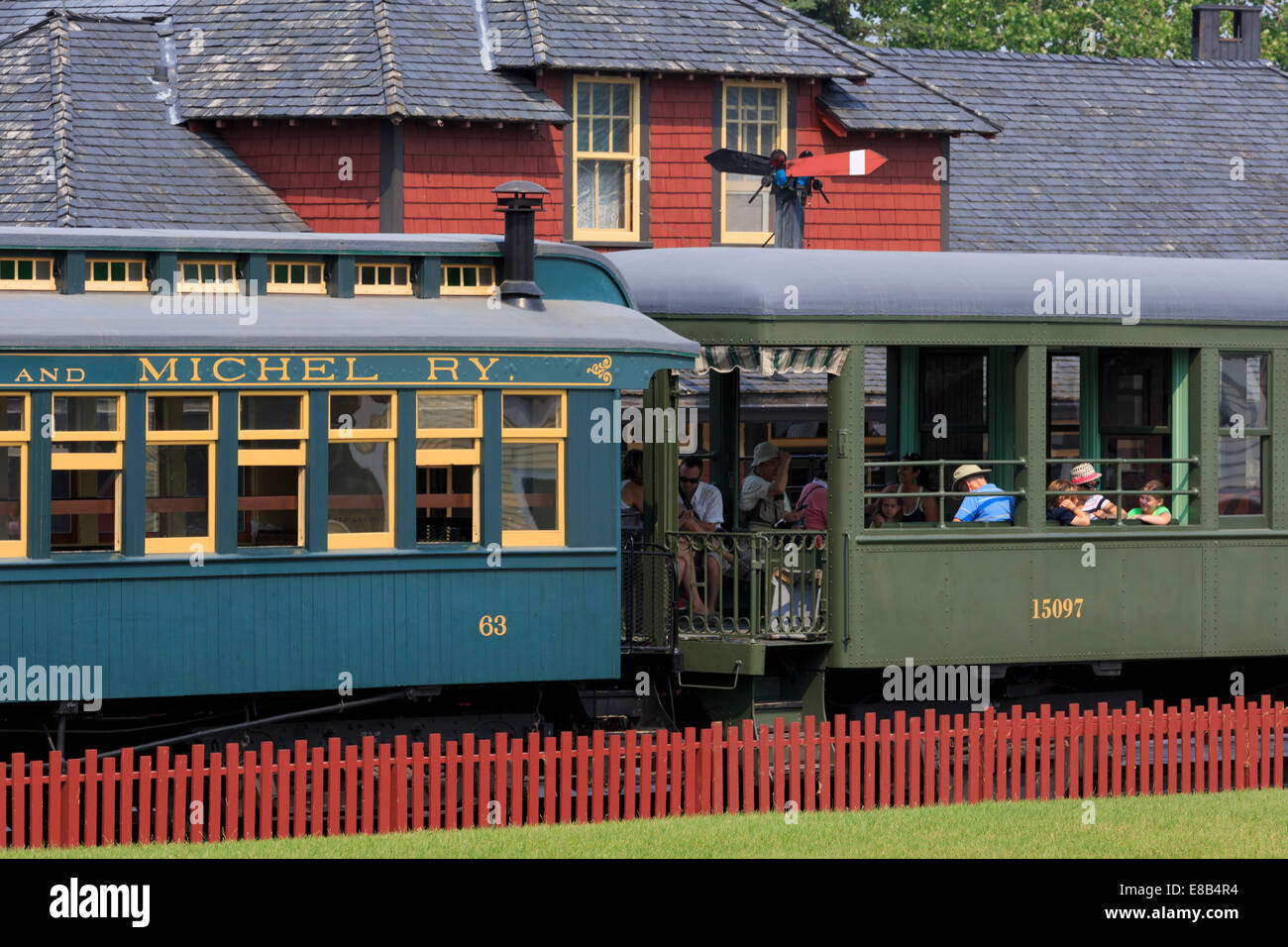 Train in the Heritage Park, Calgary, Alberta, Canada Stock Photo - Alamy