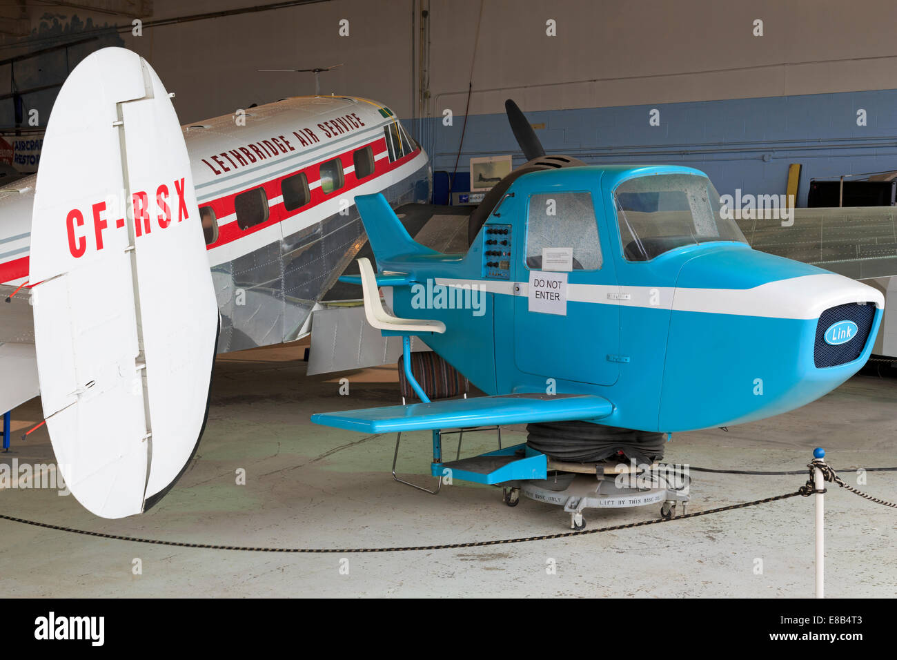 Flight Simulator, Alberta Aviation Museum, Edmonton, Alberta, Canada ...