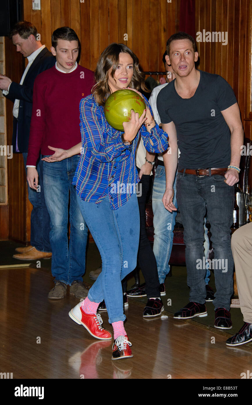 Celebrity vs Corporate bowling party fundraiser in aid of the Brompton ...