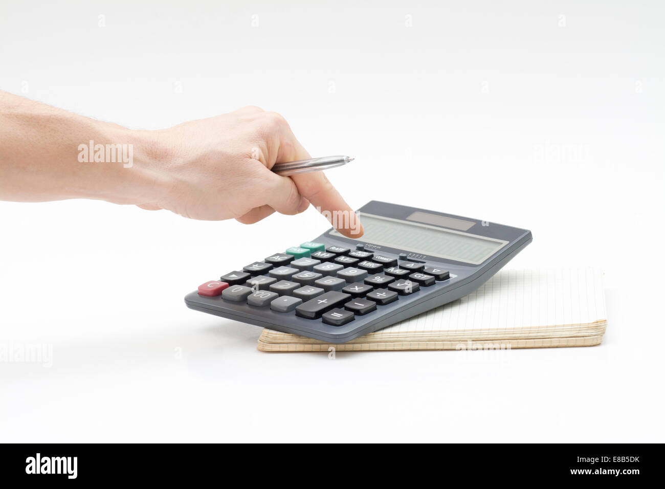 Calculating calculator hi-res stock photography and images - Alamy