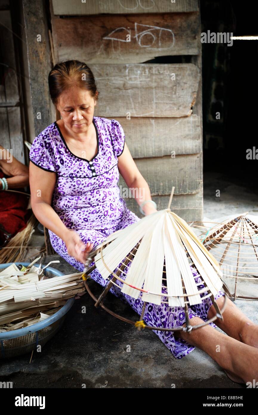 Conical hat making hi-res stock photography and images - Alamy