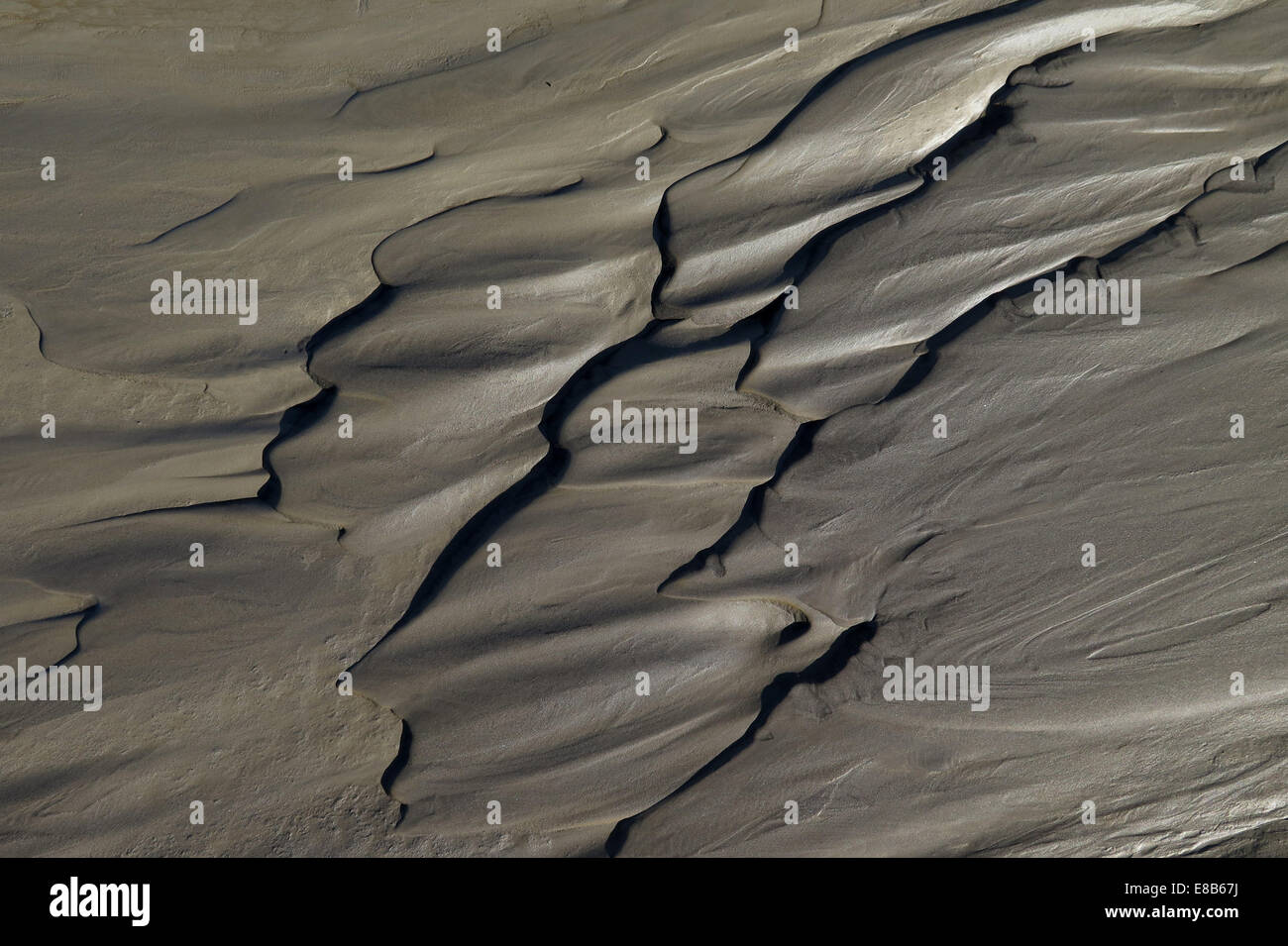 River silt in a glacier river, Iceland Stock Photo - Alamy