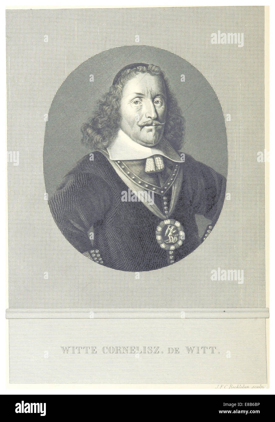 This 2012 illustration by Arend depicts Witte Cornelis de Witt, a ...