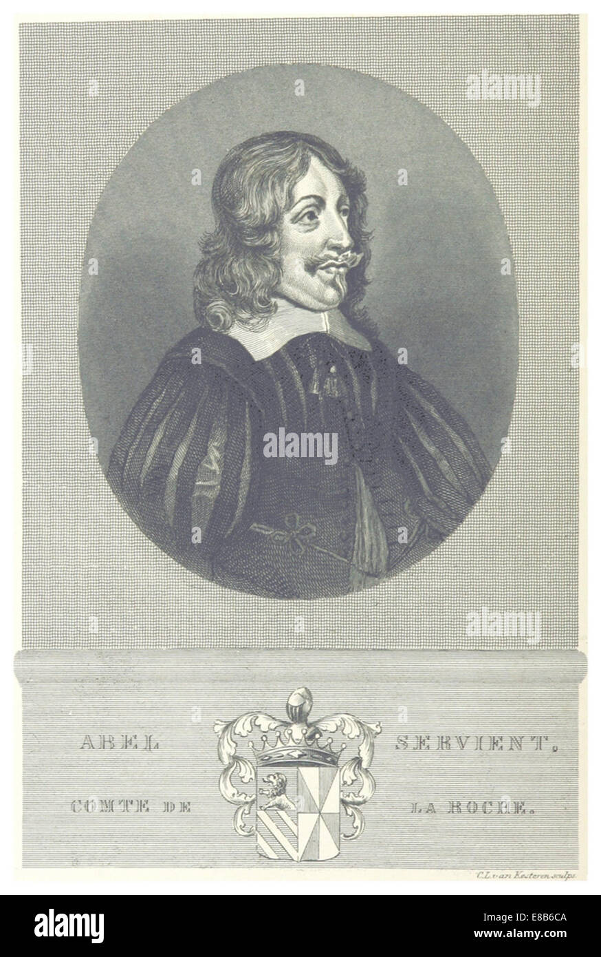 This 19th-century illustration by Arend depicts Abel Servient, the ...