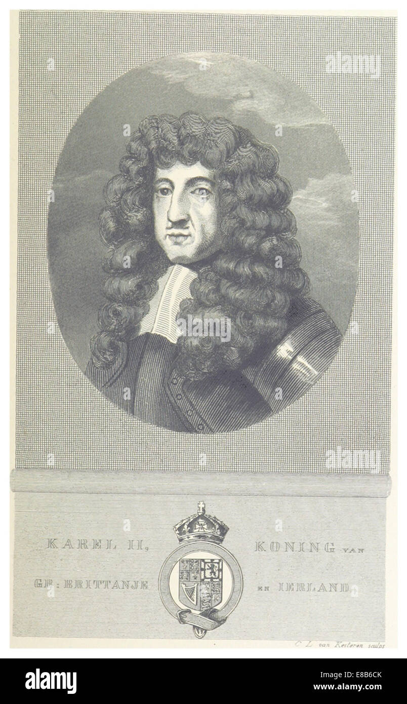 This 19th-century illustration by Arend depicts Karel II, King of Great ...