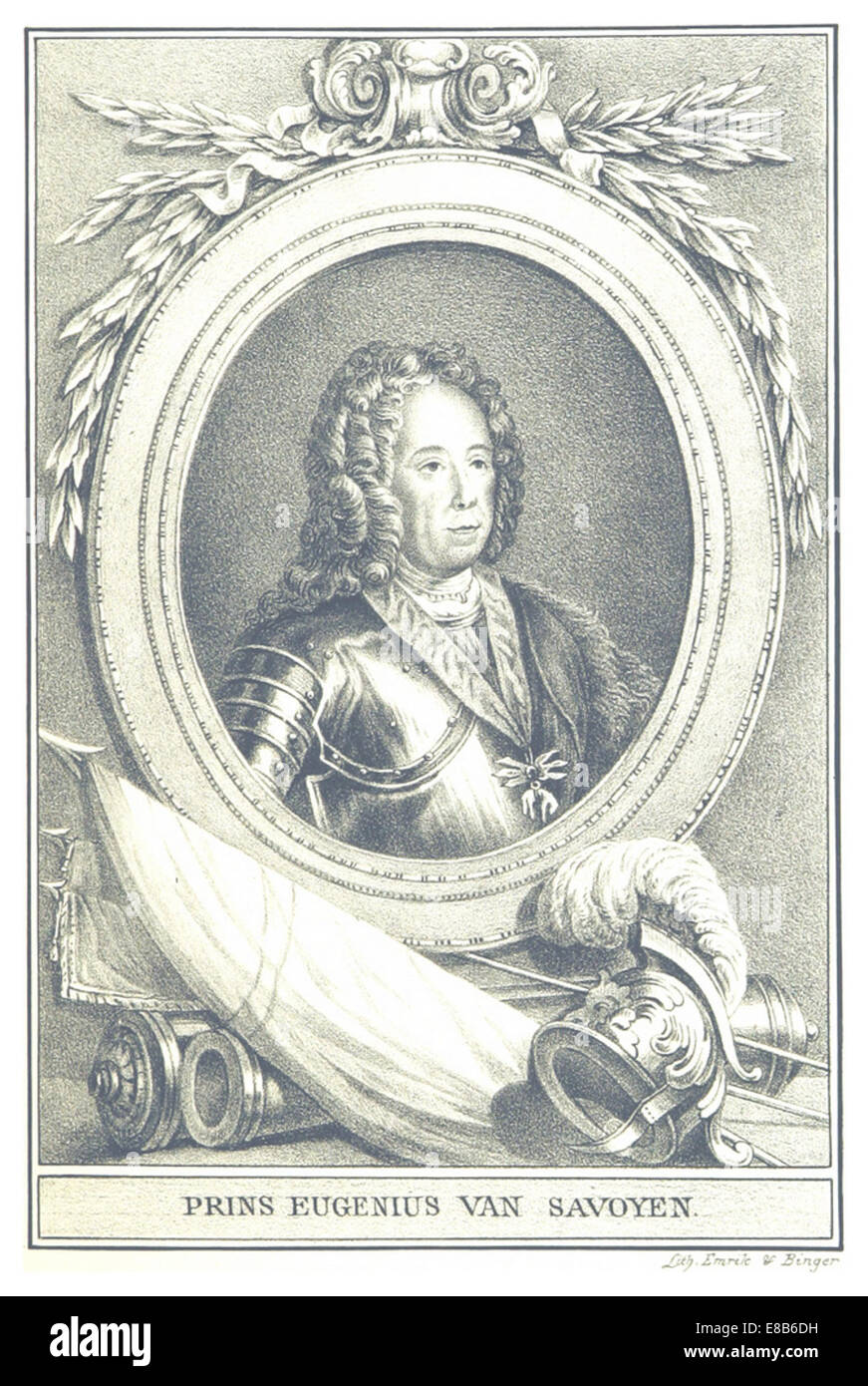 This 15th-century illustration by Arend features Prince Eugen of Savoy ...