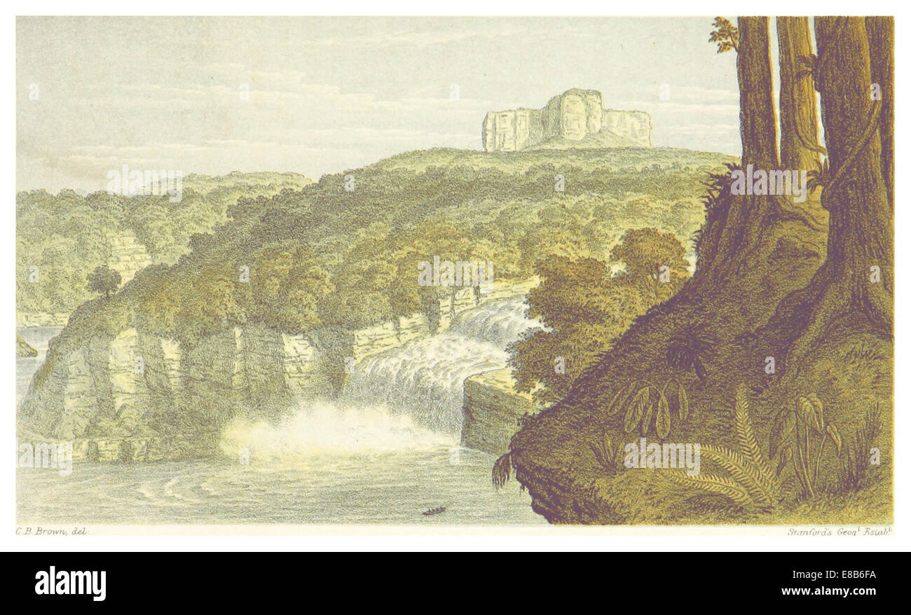 An 1872 illustration depicting the Upper Mazaruni Valley, highlighting ...