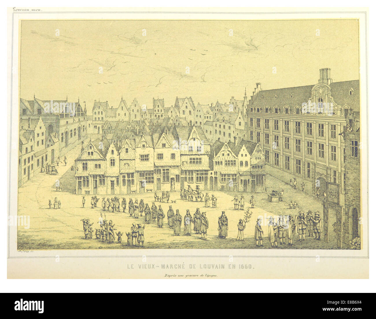 An 1860 illustration from Even’s work, depicting a detailed map or ...