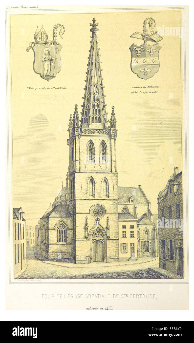 This 1860 drawing by Even illustrates Tab. 47, likely a detailed map or ...