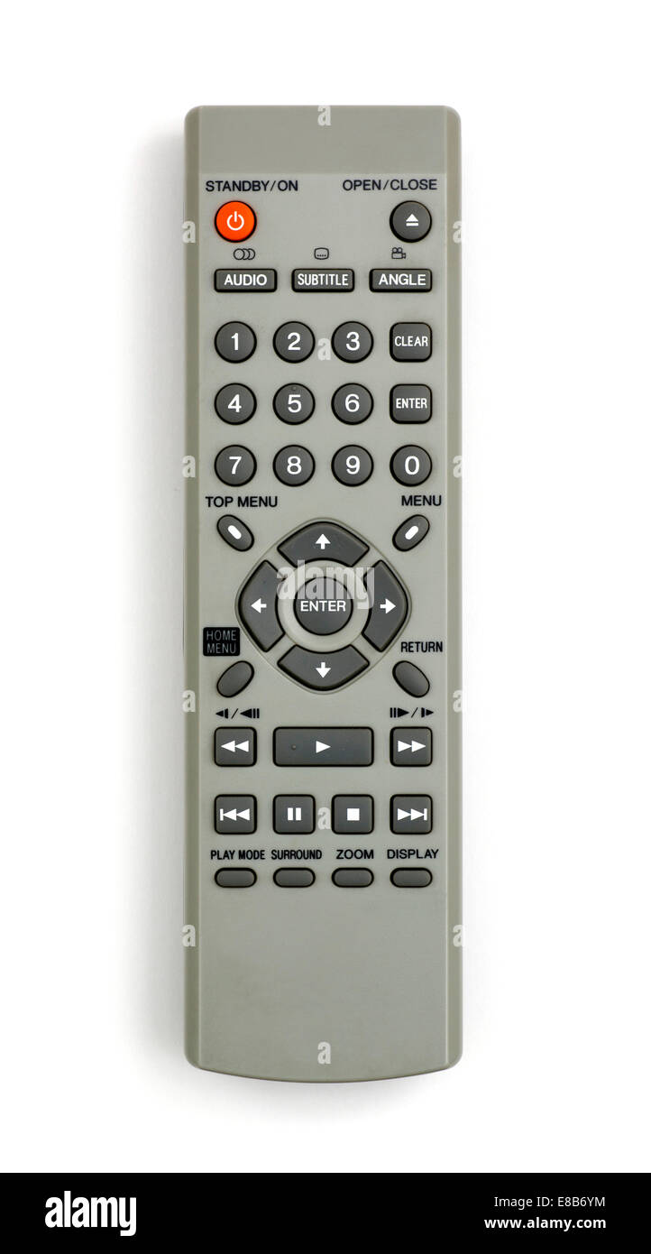 Remote control isolated on white Stock Photo - Alamy