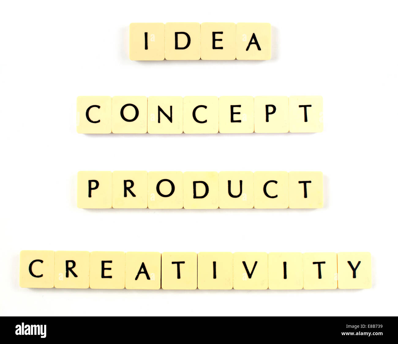 Concept letters Cut Out Stock Images & Pictures - Alamy