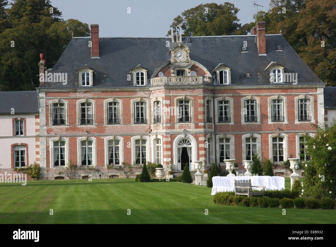 Old mansion in Normandy Stock Photo - Alamy