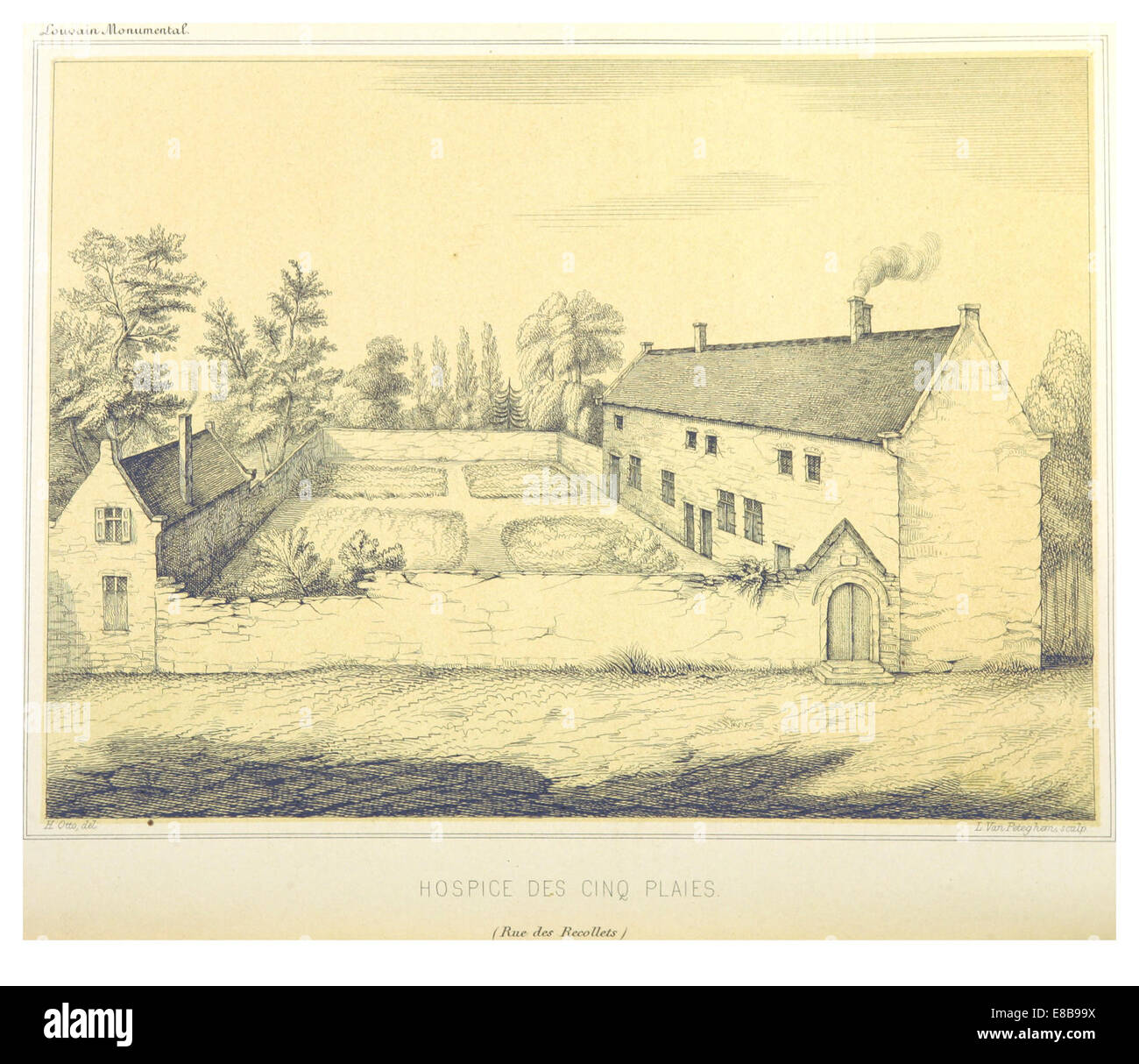 This 1860 illustration from the work of Even features a detailed sketch ...